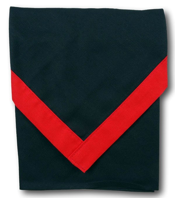 Cub & Scout Necker In Black With Red Border | Albert Prendergast