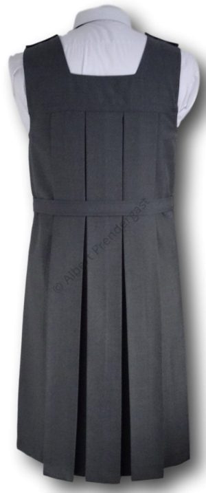 Traditional Grey Box Pleat Gymslip | Albert Prendergast